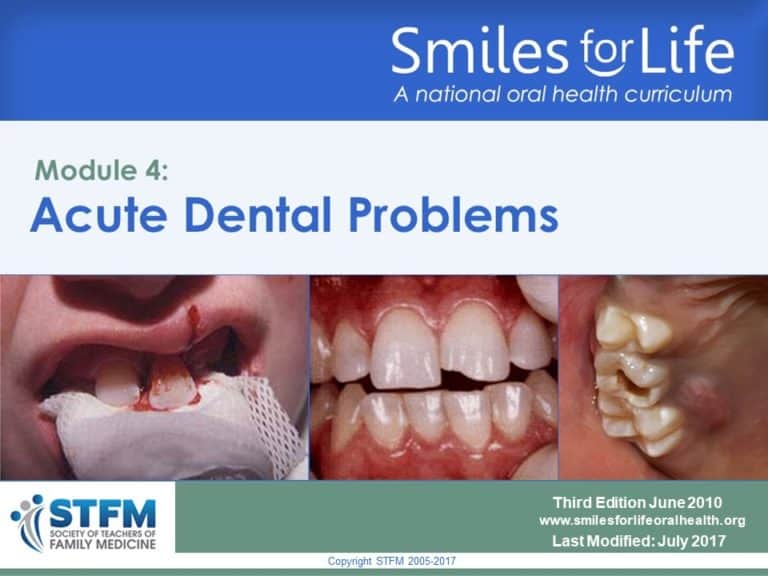 Module 4 Slide 1 | Smiles for Life Oral Health