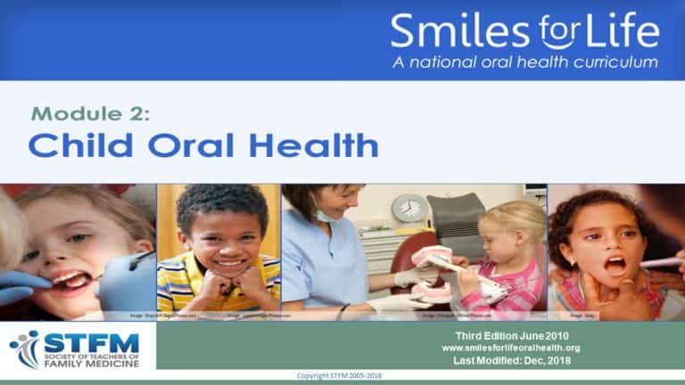 Module 2 Slide 1 | Smiles for Life Oral Health