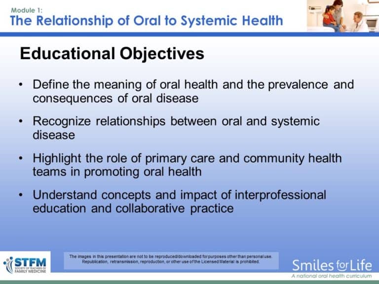 Module 1 Slide 3 | Smiles for Life Oral Health