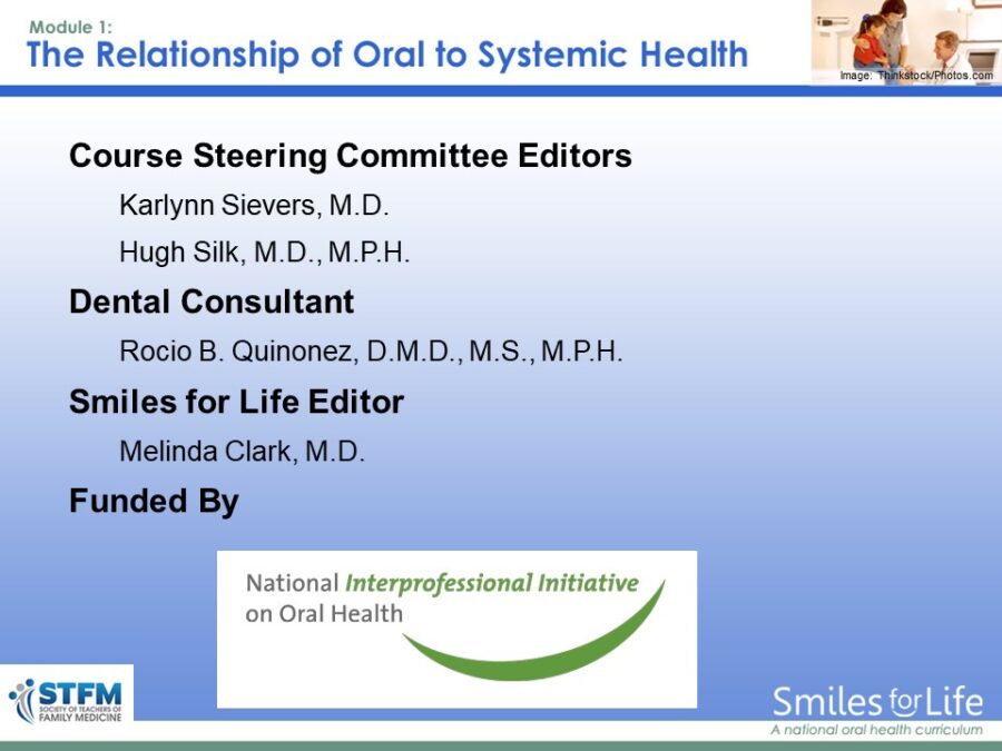 Module 1 Slide 2 | Smiles for Life Oral Health
