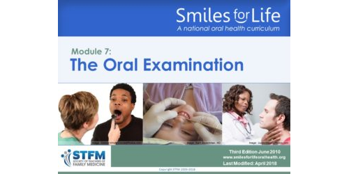 Download Slides - Module 7: The Oral Exam | Smiles for Life Oral Health