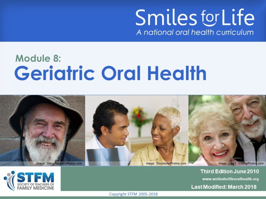 Module 8 Slide 1 | Smiles for Life Oral Health